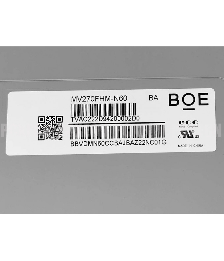 Pantalla LED 27" BOE MV270FHN-N60 1920x1080 Mate 75Hz 30Pins
